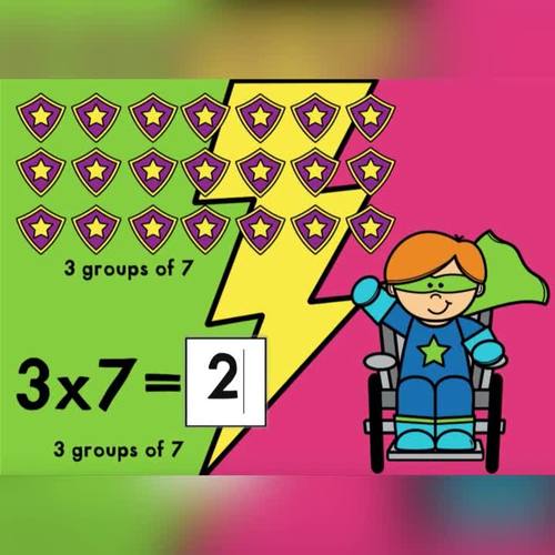 Multiplication Fact Practice x3 Boom Cards by The Rocket Resource