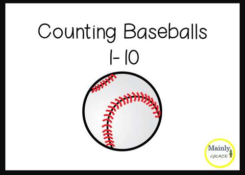 Sports Counting: Baseballs 1-10 Digital Activity - BOOM CARDS™ by ...