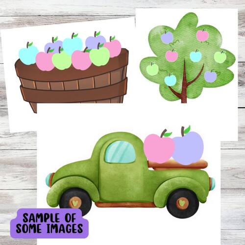 Pastel Apple Bulletin Board Printables Classroom Decor Activities for ...