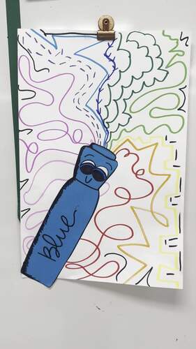 Marker Line Drawing Teacher Guide by meagan Carloss | TPT