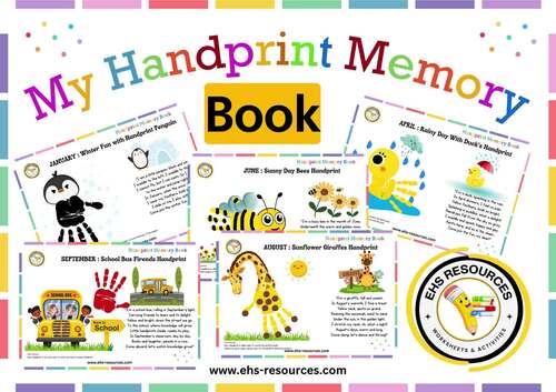 My Handprint Memory Book": The Perfect Blend of Creativity and Learning!