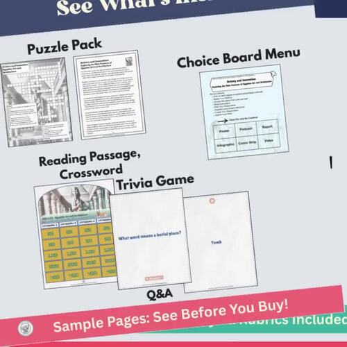 HSS 6.2.5 Bundle Artistry & Innovation: Egyptian Art and Architecture