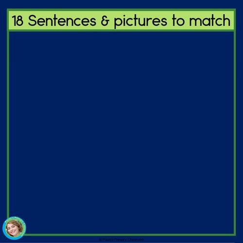 African Animals Sight Word Sentences Reading Center | TPT