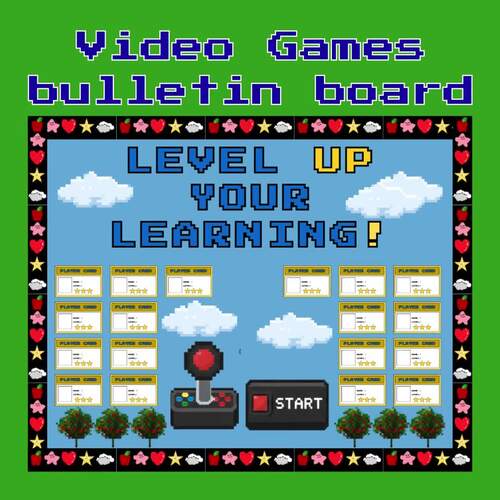 Growth Mindset Player Cards Gamified Bulletin Board Decor, Goal Setting ...