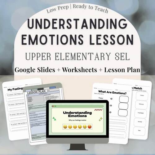 Understanding Emotions Lesson | Upper Elementary Counseling | Slides ...