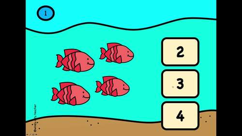 Count & Match to 5 Distance Learning - Math Facts PPT Game ...