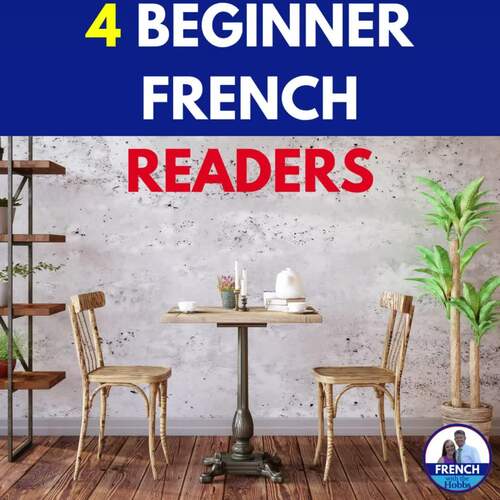Au café READER BUNDLE - 4 French Cafe & Restaurant Reading Passages & Qs
