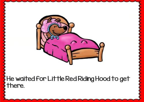 Little Red Riding Hood Boom Cards | Literacy Activities for Distance ...