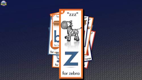 Alphabet Flash Cards for Preschool & Kindergarten – Letter Sound ...