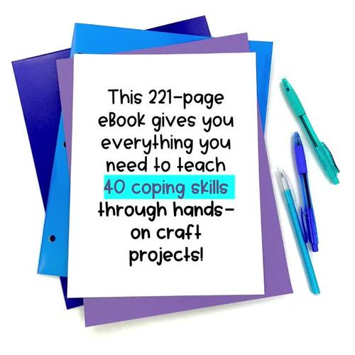 40 Coping Skills Crafts Calming Strategies Counseling Art Therapy ...