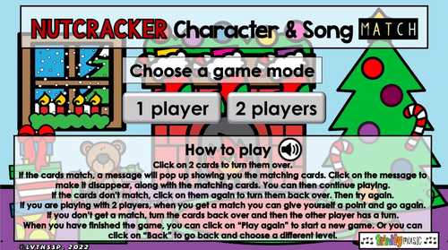 Nutcracker Memory Match (PowerPoint Shows) by TrinityMusic | TPT