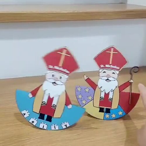 St.Nicholas Craft Name Activities Coloring Pages For Kids by Aeily J