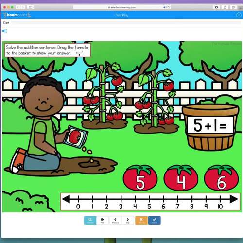 Addition to 10 | Boom Cards™ for Kindergarten by The Printable Princess