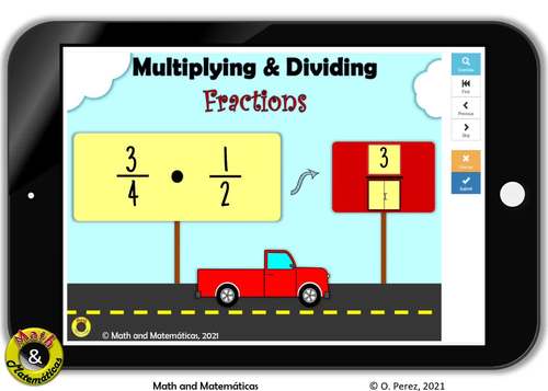 Multiplying and Dividing Fractions and Mixed Numbers Bundle - Digital ...