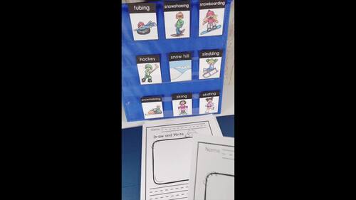 1st Grade Winter Sports Writing Center by Teaching Firsties with Mrs Hull