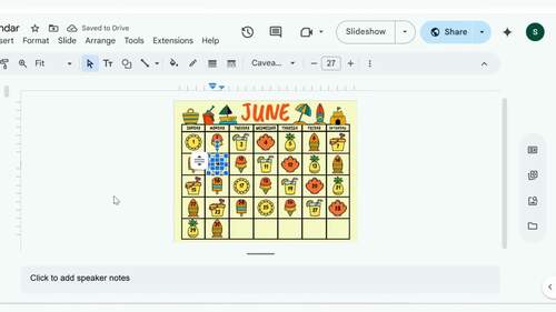 June Digital Calendar & Morning Meeting Activities Math Google Slides & PPT