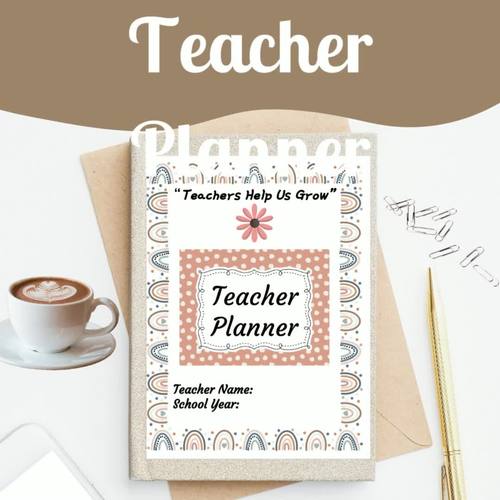 Teacher Planner Weekly Lesson Plans Monthly Calendar Student Sheets and ...