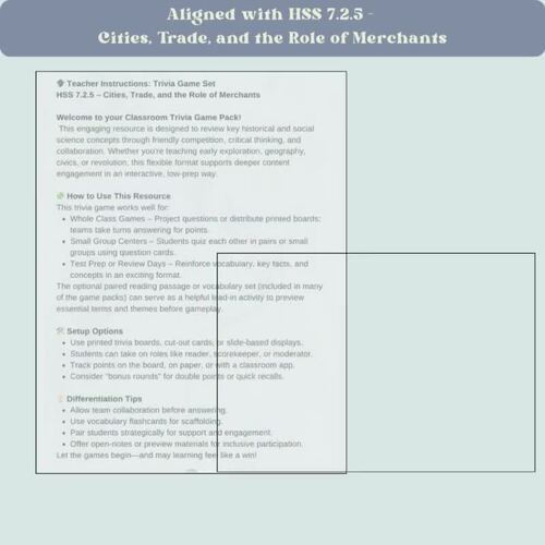HSS 7.2.5 Cities, Trade & Merchants | Islamic Civilization History ...