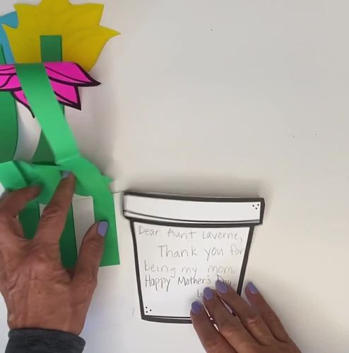 Mother's Day Card Craft Mother's Day Activities May Craft | TPT