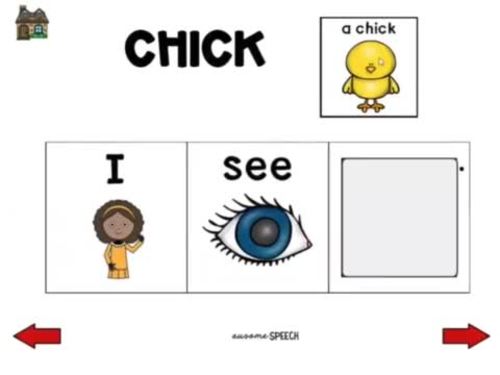 Boom Cards: Book Companion "There Was an Old Lady Who Swallowed a Chick"