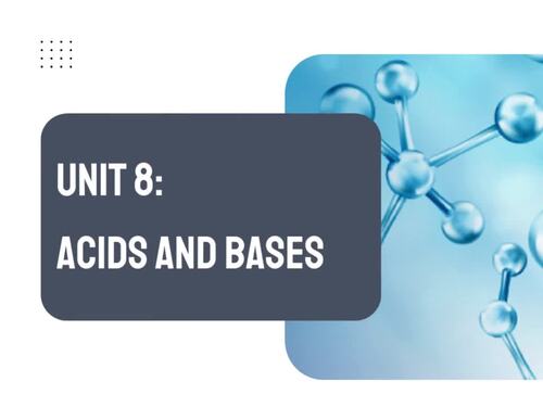 AP Chemistry Unit 8: Acids and Bases Complete Unit - BUNDLE | TPT