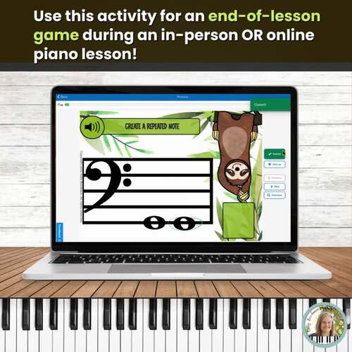 Primer Piano BOOM™ Cards: Creating Steps, Skips & Repeated Notes on the ...
