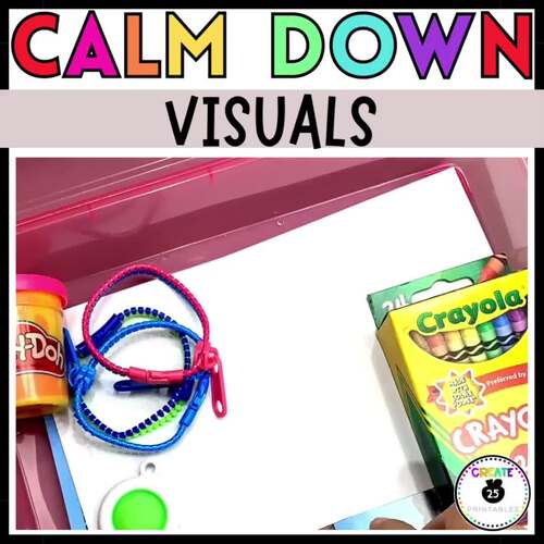 Calm Down Corner Printables | Calm Down Strategies for Preschool ...
