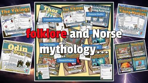 Norse Ghosts & the Afterlife Web Questions Crossword Puzzle Quiz No Prep