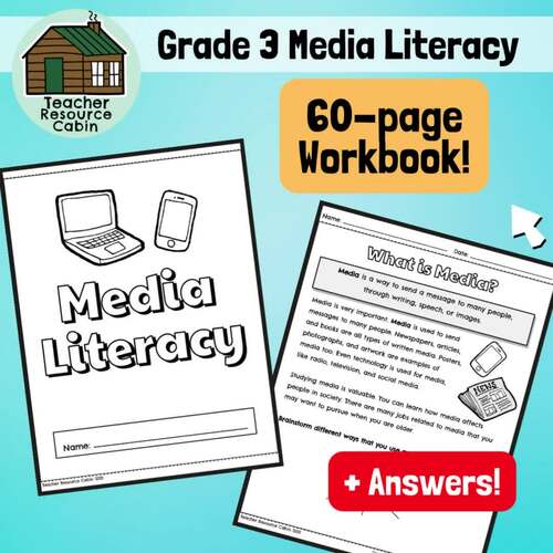 Grade 3 Media Literacy Workbook Ontario by Teacher Resource Cabin