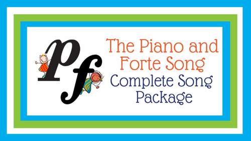 Music Opposites Song & Activity | Piano & Forte | mp3s, PDF, SMART, Video