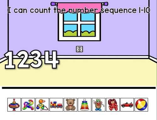 Count & Sequence 1-10 | TOYS | DIGITAL Practice | Early Childhood and ...