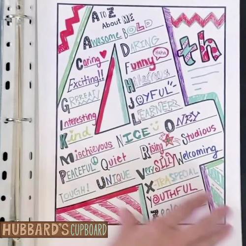 4th Grade All About Me / First Day Week Back to School Activity ...