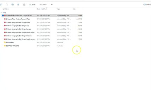 World Geography Bell Ringer All Countries Entire Year Long Entry Tasks Warm Ups