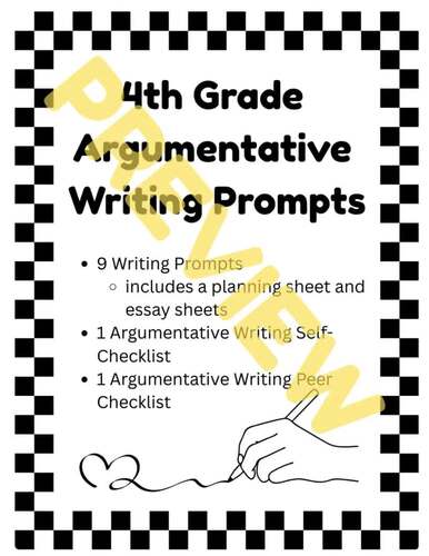 4th Grade Argumentative Writing Packet- B.E.S.T Writing Test Prep by ...