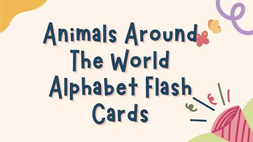 Animals Alphabet | Letters Flash Cards | Literacy | Letters | Kindergarten