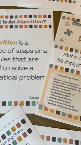 Multiplying Decimals MATH Around the Room | Scavenger Hunt Activity ...