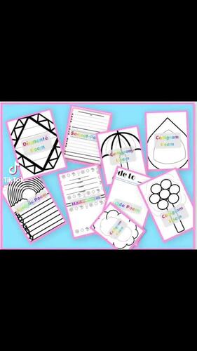 National Poetry Month templates to celebrate in April! by My Colorful ...