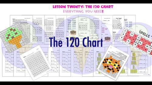 Lesson 20 First Grade: The 120 Chart by The Mint Chip Teacher | TPT