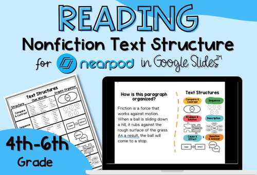 Text Structure for Nearpod in Google Slides | Organizational Patterns ...