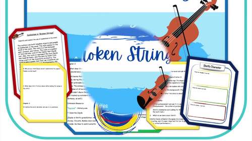 Broken Strings by Walters Novel Guide the Holocaust by Mrs Lena | TPT