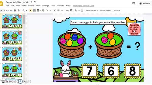 Easter Addition to 10 BOOM Cards and Google Classroom Distance Learning