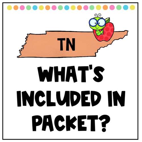 Tennessee State Standards Kindergarten Bundle by Teaching Times 2
