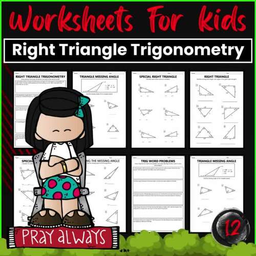 Right Triangle Trigonometry Worksheet by Lib Anatomy school | TPT