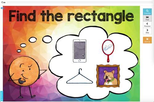 Identifying Basic 2D Shapes in Real Life Boom Cards - Distance Learning ...