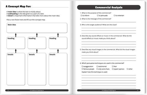 Canadian Finish Strong Math and English Grade 6 by Chalkboard Publishing