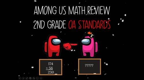 Among Us 2nd Grade Review Game-Addition and Subtraction by Ashley's ...