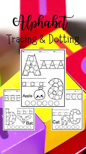 Alphabet Tracing and Dotting Fun: Capital and Lowercase Letters ...