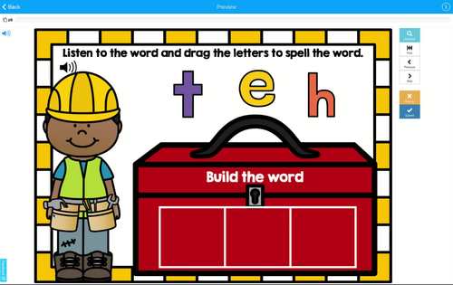 Fry First 100 Sight Word Games Sight Word Boom Card Activities for ...