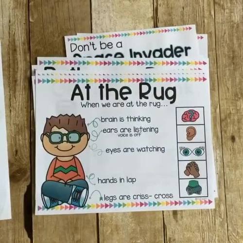 Classroom Procedures & Classroom Management Routines Visuals | Back to ...