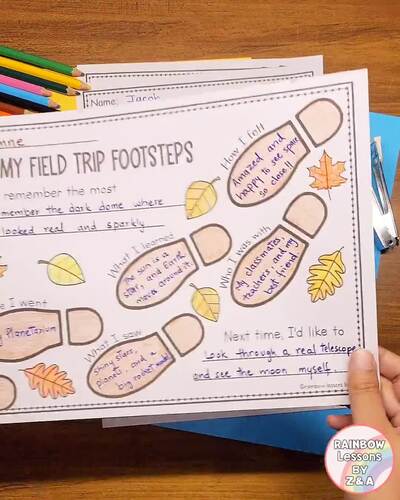 Field Trip Reflection Worksheets | Field Trip Coloring Pages ...
